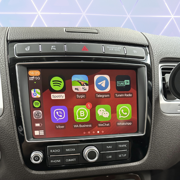 CarPlay & Android Auto Interface VW Touareg mit RNS850 – Car-Tronix ...